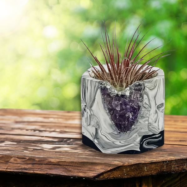 Amethyst Geode Vessel - Woodshed: An Appalachian Joint