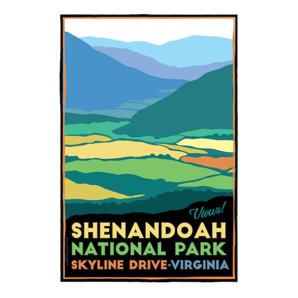 Shenandoah National Park Print - Woodshed: An Appalachian Joint