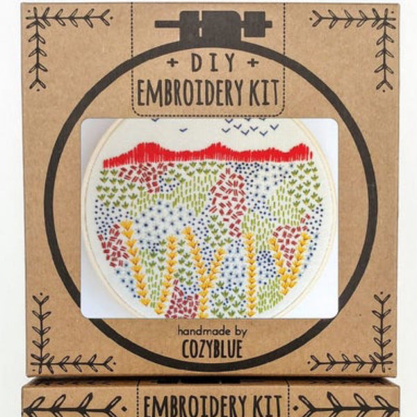 Evening Walk Embroidery Kit - Woodshed: An Appalachian Joint